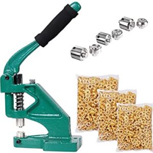 Eyelet Press Machine, Banner Eyelet Hole Punch & 1000 FREE eyelets ...