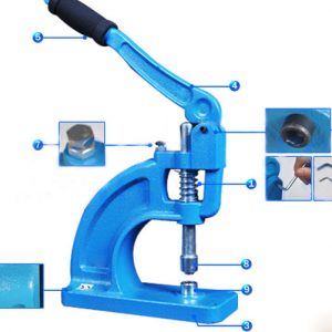 Eyelet Press Machine, Banner Eyelet Hole Punch & 1000 FREE eyelets ...
